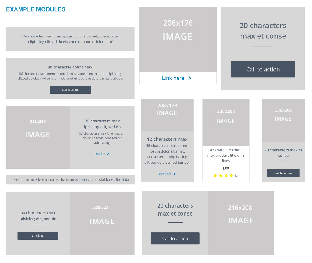 Adapting During Disruption: Modular Emails Made Simple